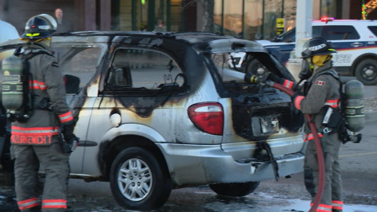Minivan burns outside Cabela’s Wednesday afternoon - Saskatoon ...