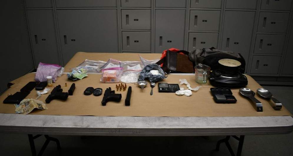 Man and woman arrested, firearms, narcotics seized after drug ...
