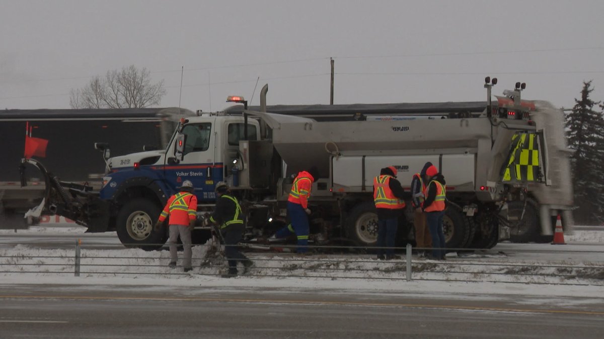 Northbound lanes on Highway 2 near Airdrie re-opened after multi ...