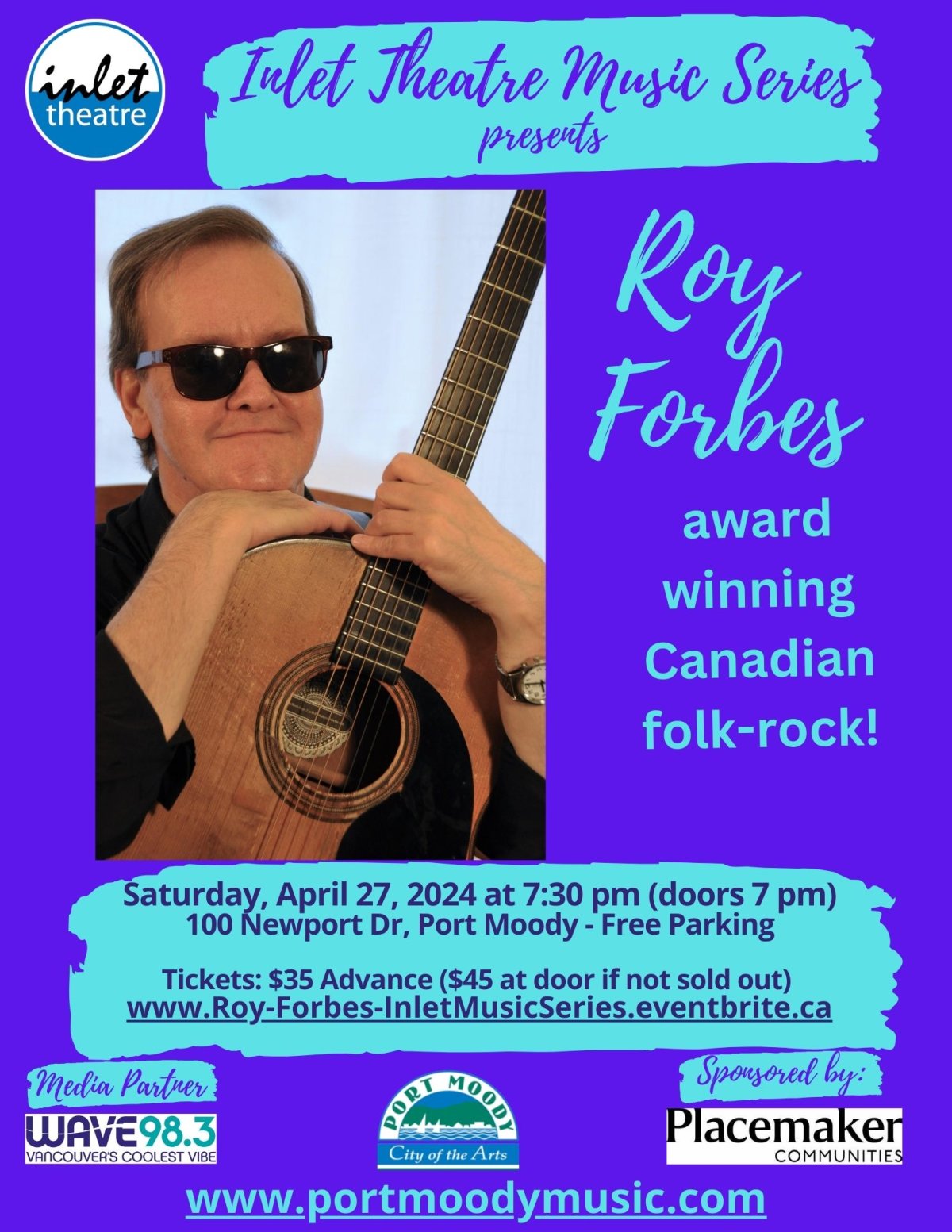 Roy Forbes In Concert - GlobalNews Events