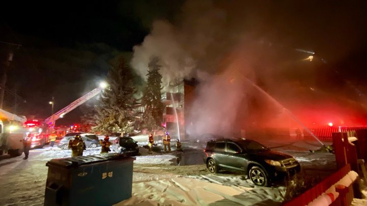 7 people sent to hospital following apartment fire in south Edmonton ...
