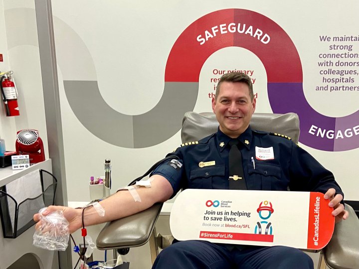 Edmonton first responders partner to increase blood donations ...