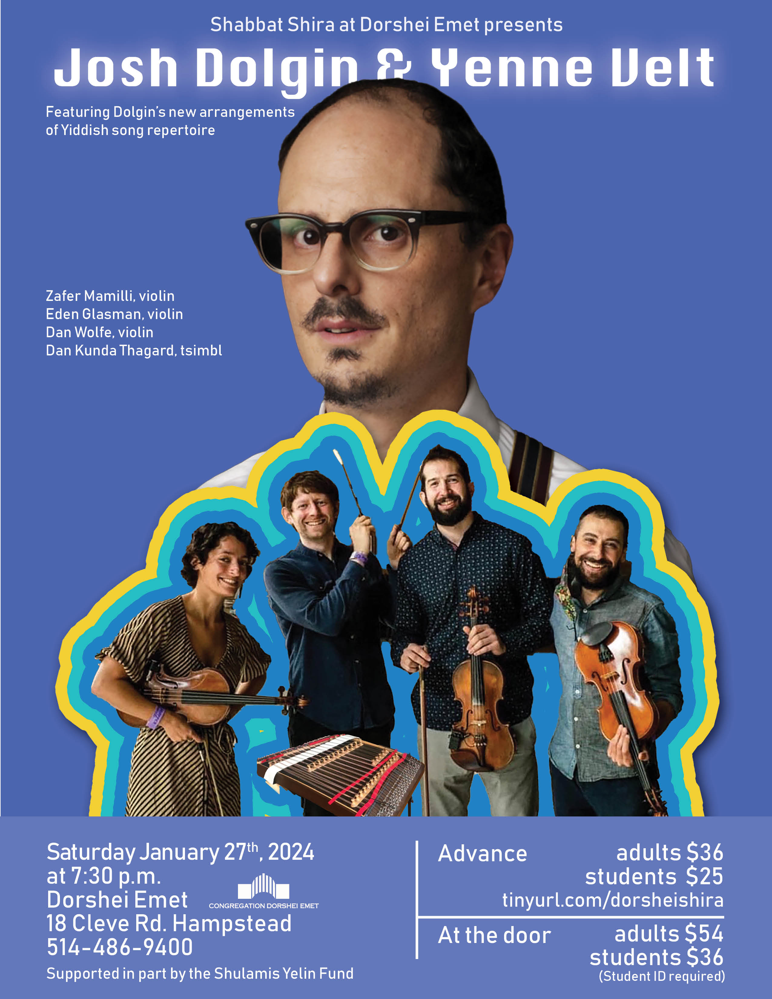 Josh ’Socalled’ Dolgin and Yenne Velt perform @ Congregation Dorshei ...