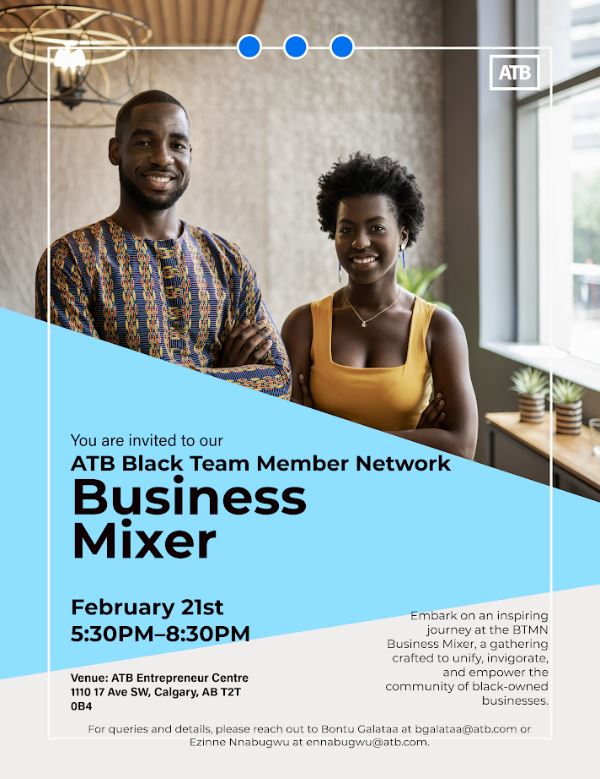 Business Mixer, Presented by ATB’s Black Team Member Network - GlobalNews Events