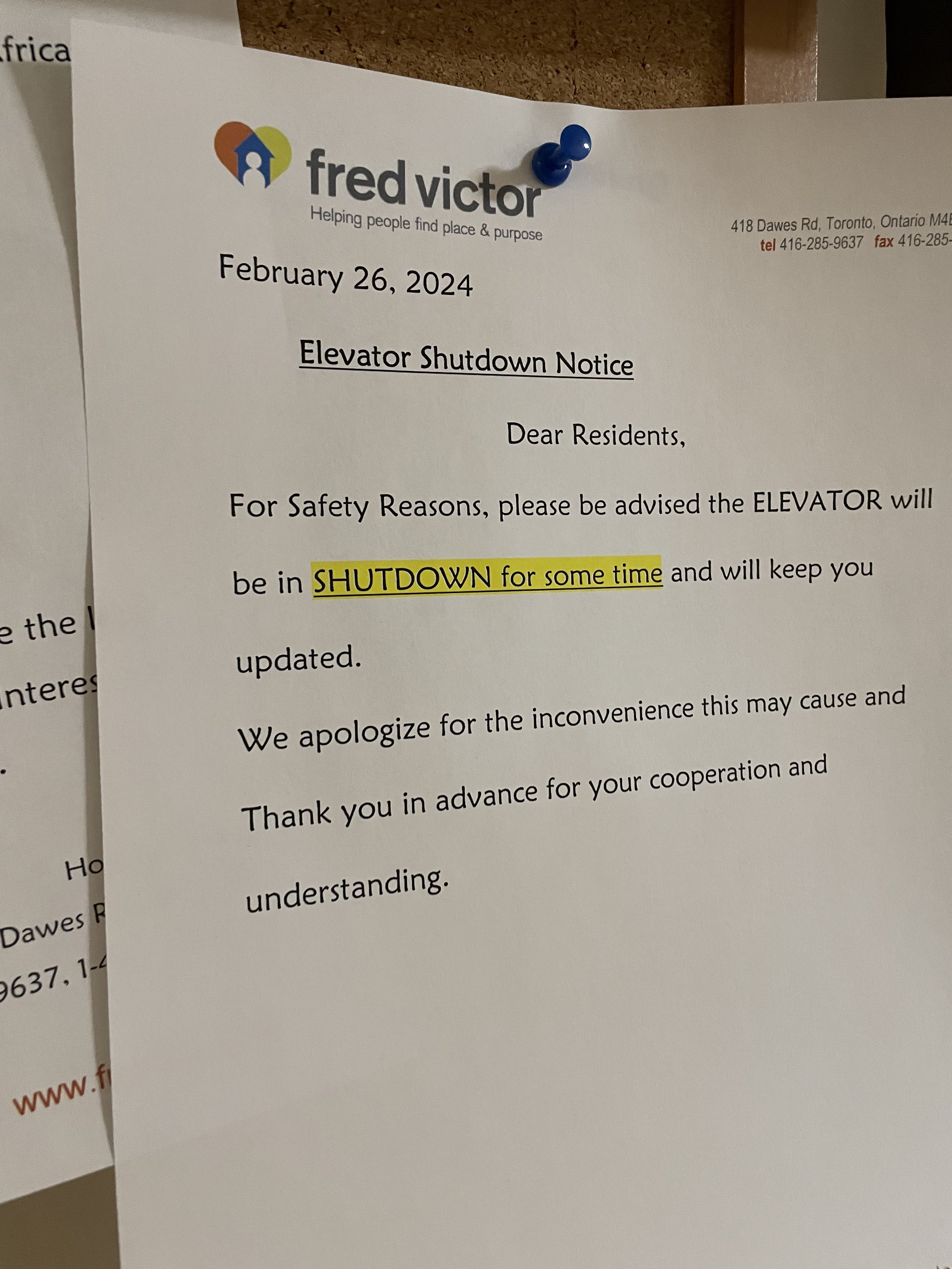 ‘We’re stuck’: Only elevator in Toronto apartment building broken for ...