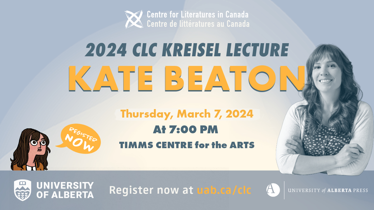 2024 CLC Kreisel Lecture with Kate Beaton - GlobalNews Events