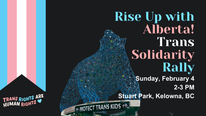 Kelowna-based LGBTQ group hosting rally in support of Alberta trans ...