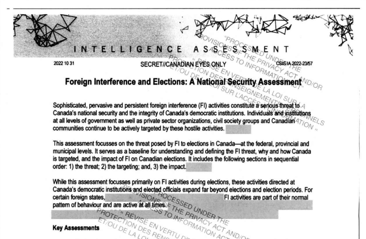 Foreign interference networks ‘deeply embedded’ in Canadian politics ...