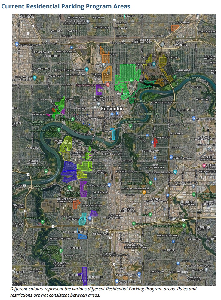 Edmonton removing 15 residential parking permit zones - Edmonton ...