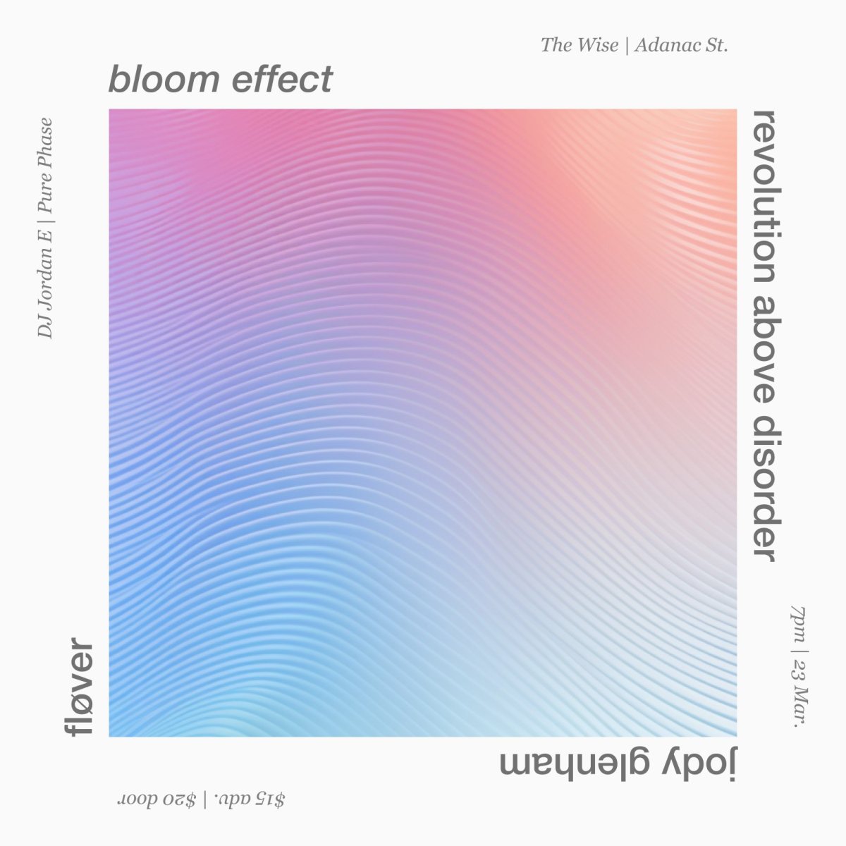 bloom effect, Revolution Above Disorder, Jody Glenham, FLØVER ...