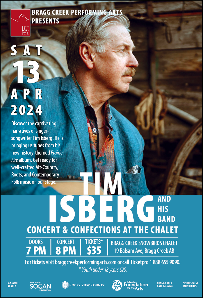 Tim Isberg concert in Bragg Creek! - GlobalNews Events