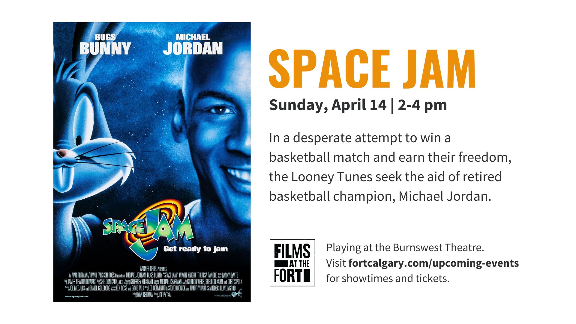 Space Jam – Films at the Fort - GlobalNews Events