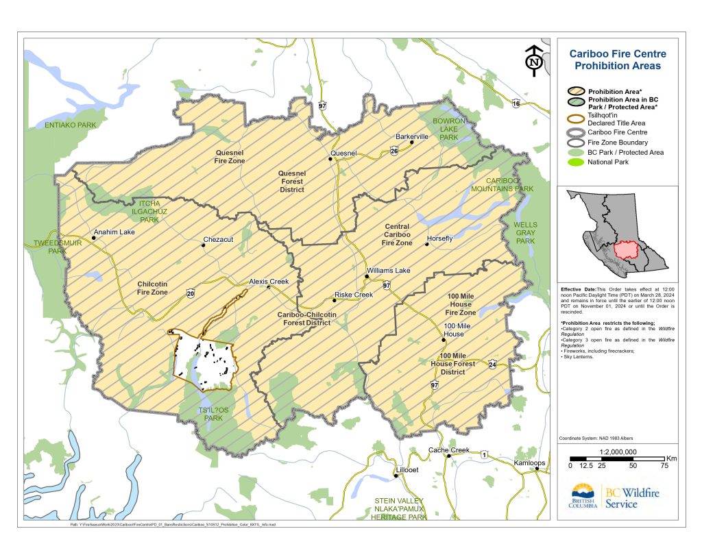 B.C. issues first fire ban of the season as drought worry grows ...