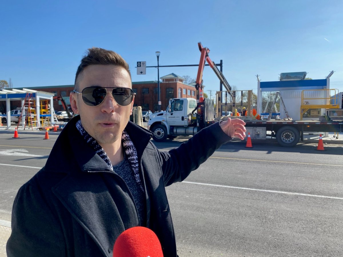 London, Ont. hits major milestone with first bus rapid transit shelter ...