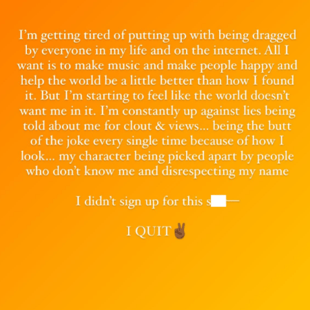 Lizzo says ‘I quit’ statement was not about music, just ‘negative ...