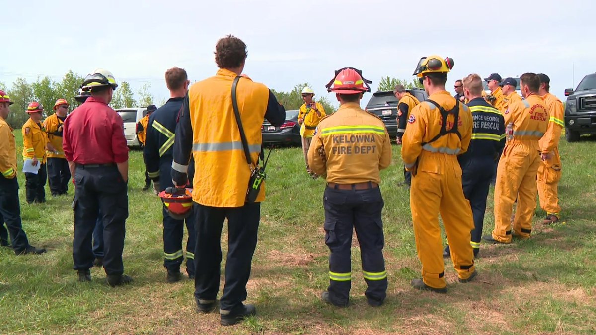 Firefighters receive special training to combat wildfires near urban ...