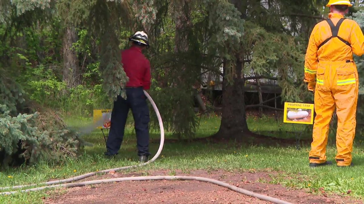 Firefighters receive special training to combat wildfires near urban ...
