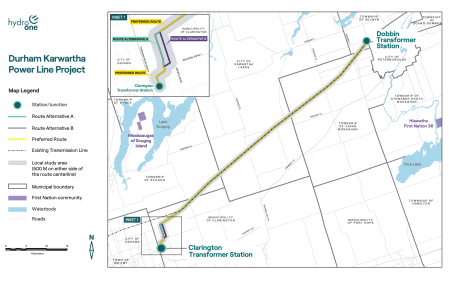 Proposed Hydro One transmission line upgrades run from Clarington to ...