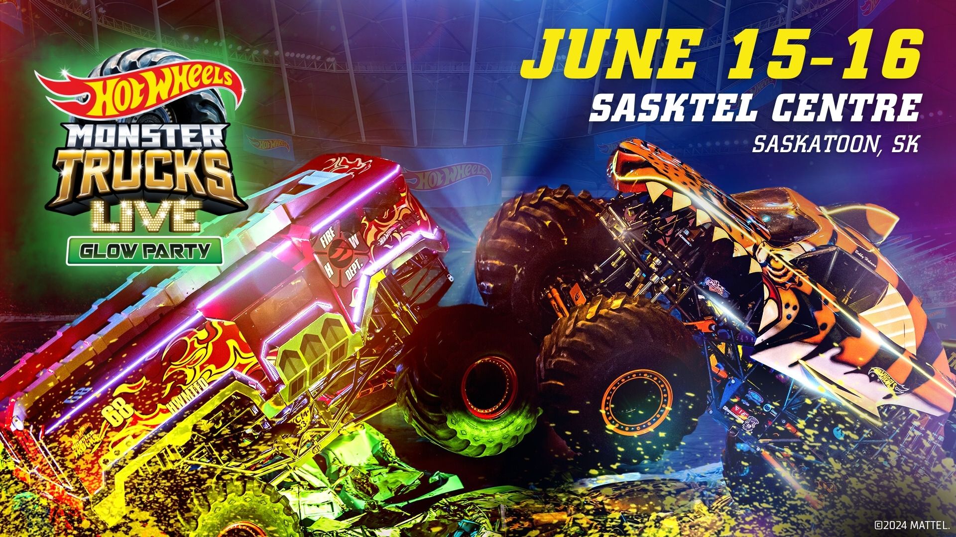 Hot Wheels Monster Trucks Live Glow Party - GlobalNews Contests ...