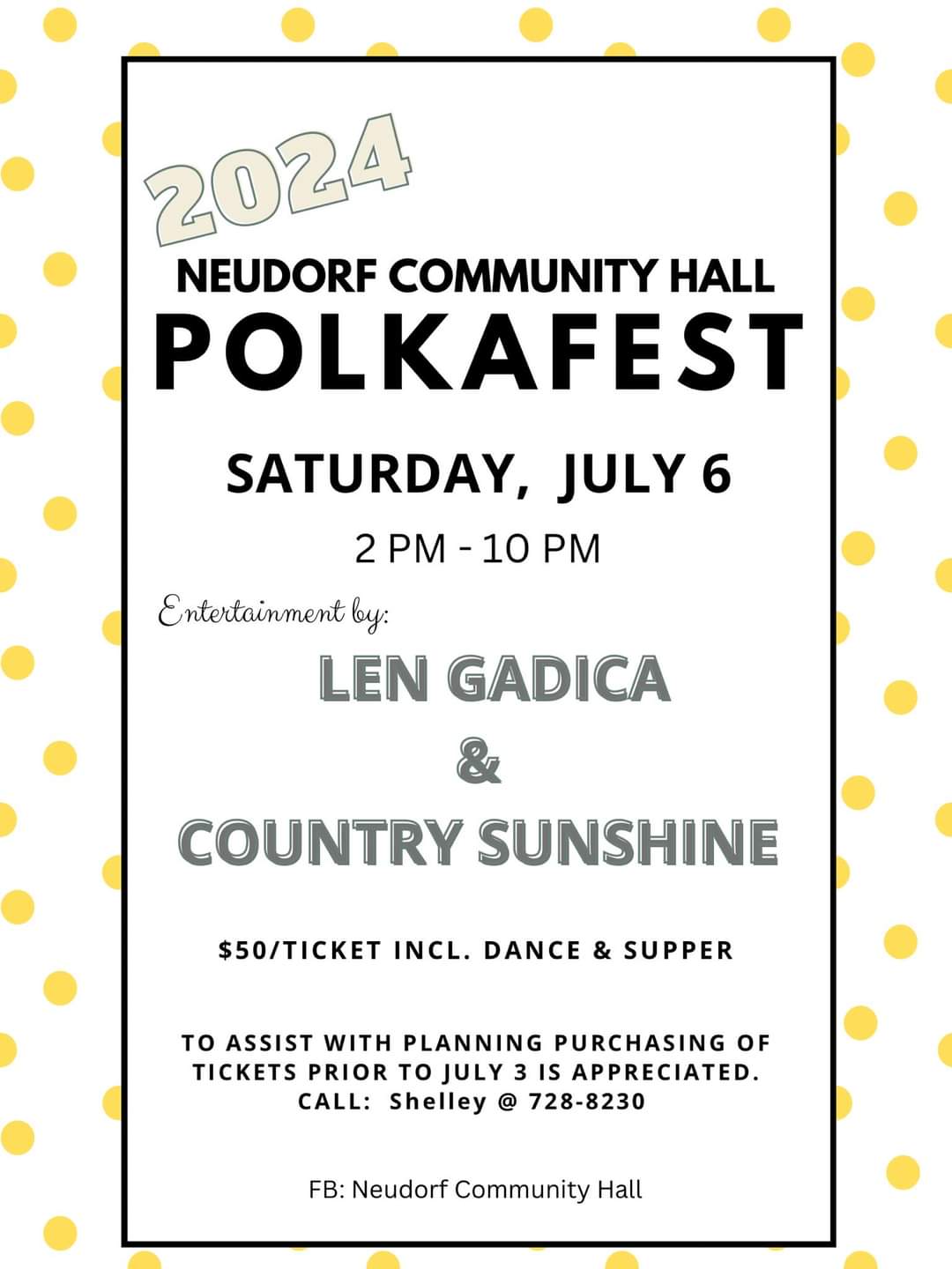 Neudorf Community Hall Polka Fest - GlobalNews Events