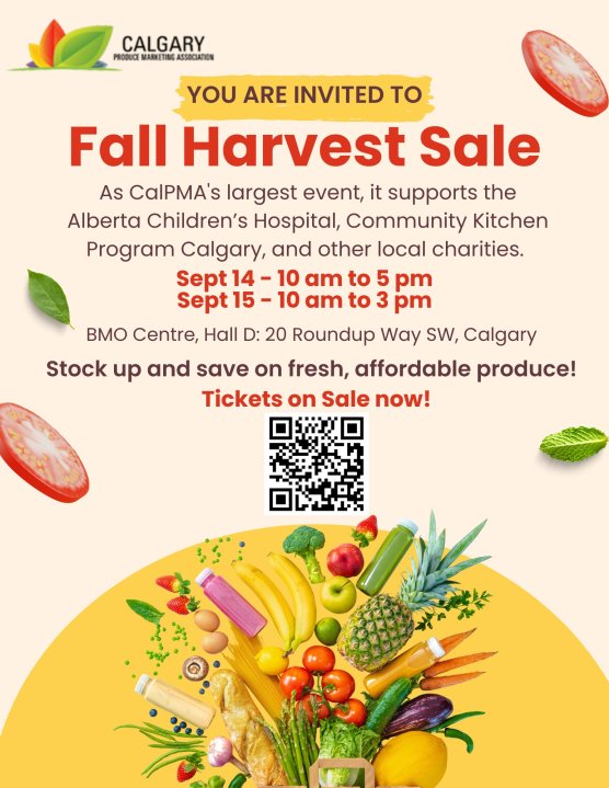 Calgary Annual Fall Harvest Sale - GlobalNews Events