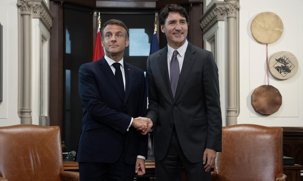 Trudeau, Macron say agendas are ‘aligned’ during French leader’s visit ...