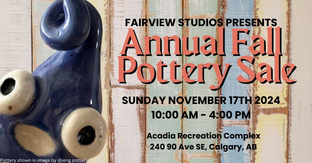 Annual Fall Pottery sale - GlobalNews Events