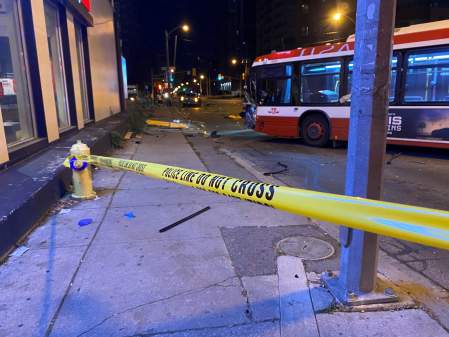 Toronto bus crash: 8 people hurt after collision with pick-up truck ...