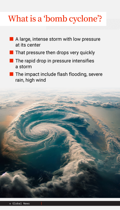 Bomb cyclone: What is the weather phenomenon slamming B.C. and U.S ...