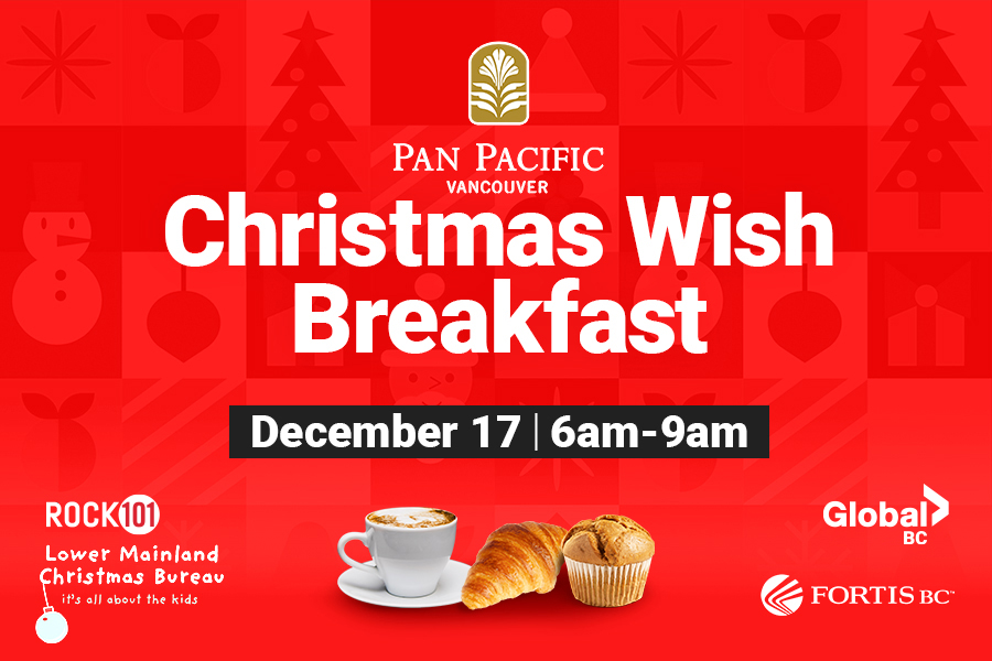 Global BC & Rock 101 sponsors Pan Pacific Christmas Wish Breakfast 2024 ...