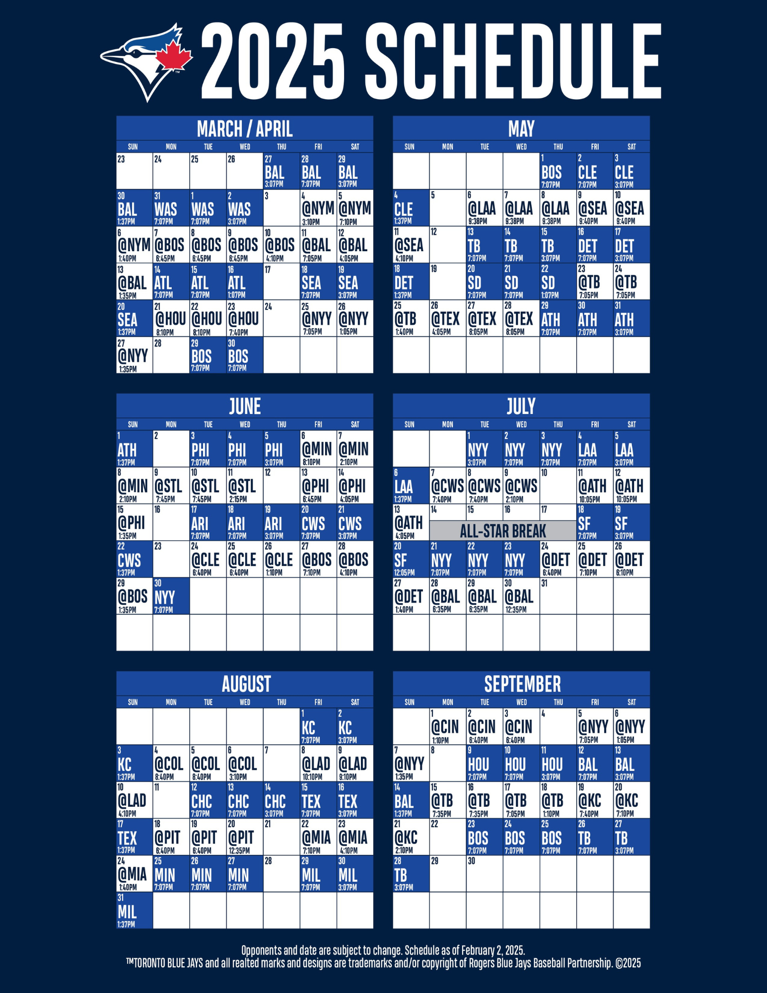 Toronto Blue Jays on 980 CFPL