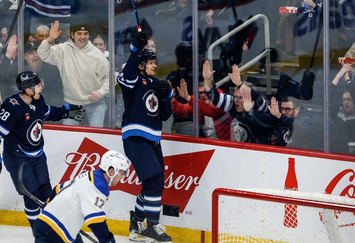 Winnipeg Jets snap Blues’ 12-game win streak with 3-1 victory ...