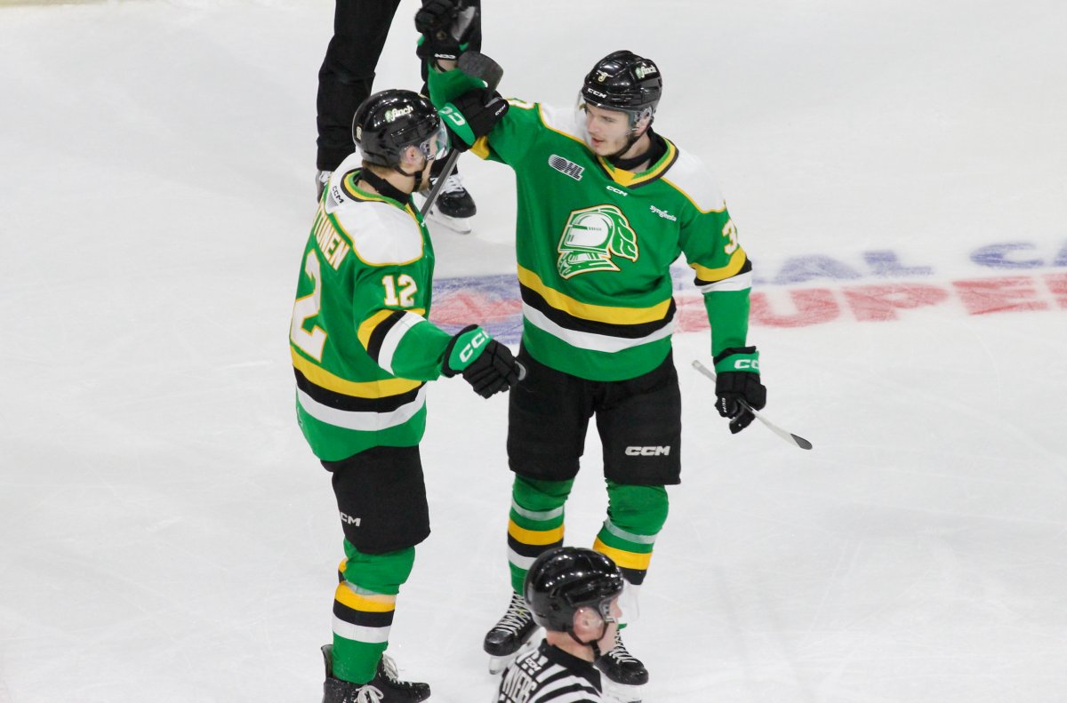 4-goal 1st period leads London Knights to Game 1 win in Western ...