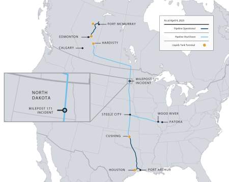 Keystone Pipeline restarted after oil spill in rural North Dakota ...