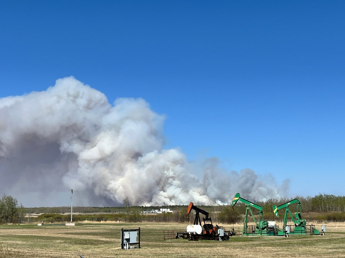 Redwater wildfire doubles in size even as cooler weather moves in ...