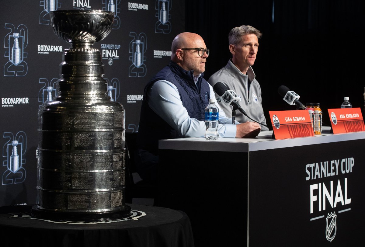 IN PHOTOS: Edmonton Oilers practise day before Game 1 of Stanley Cup ...