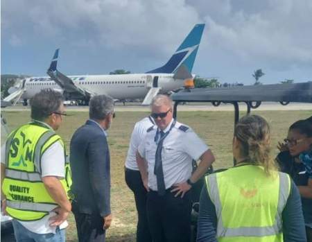 WestJet plane makes ‘hard landing’ Sunday at Sint Maarten airport ...