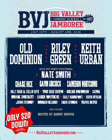 Big Valley Jamboree 2026 – QR Calgary - GlobalNews Events