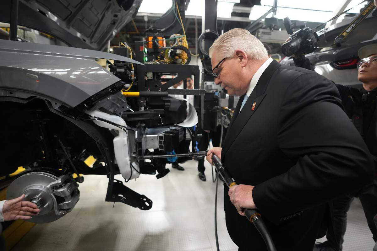 ‘Boycott the Chinese-made EVs,’ Ontario Premier Doug Ford tells ...