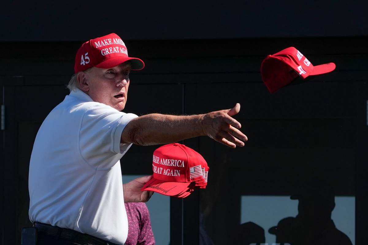 Pro-Greenland demonstrators mock Trump with ‘Make America Go Away’ hats ...