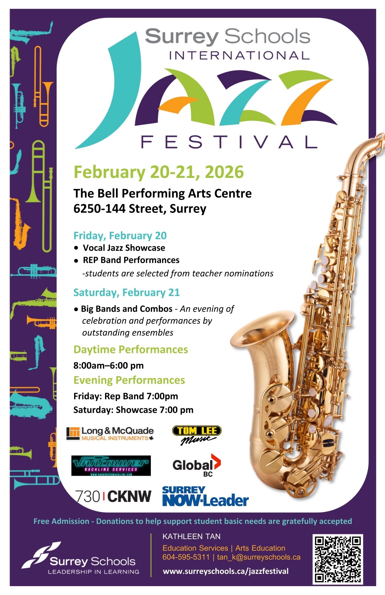 Surrey Schools International Jazz Festival proudly supported by Global ...