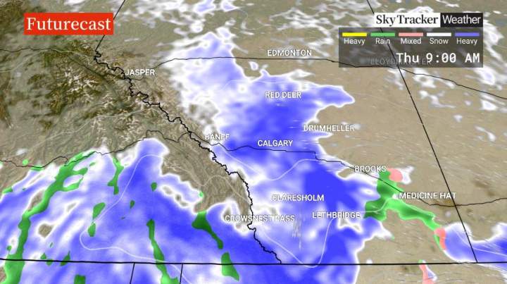 Snow in the forecast for Calgary, Edmonton areas ahead of the long ...