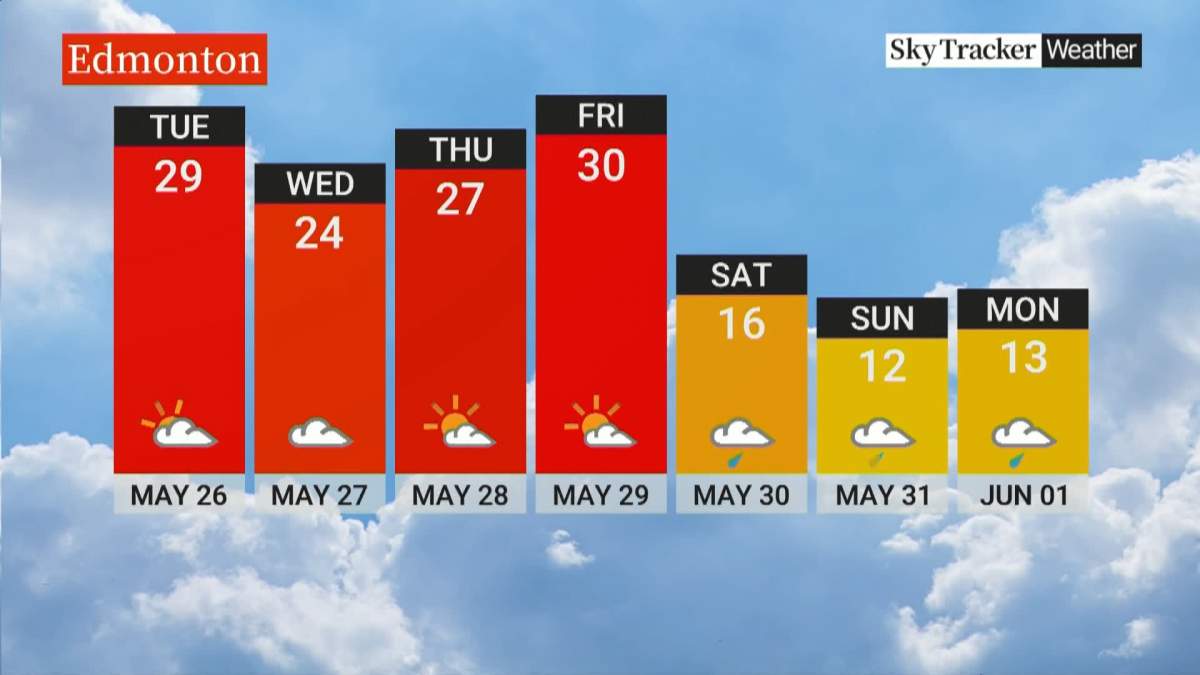 Environment Canada issues heat warnings for large parts of Alberta ...