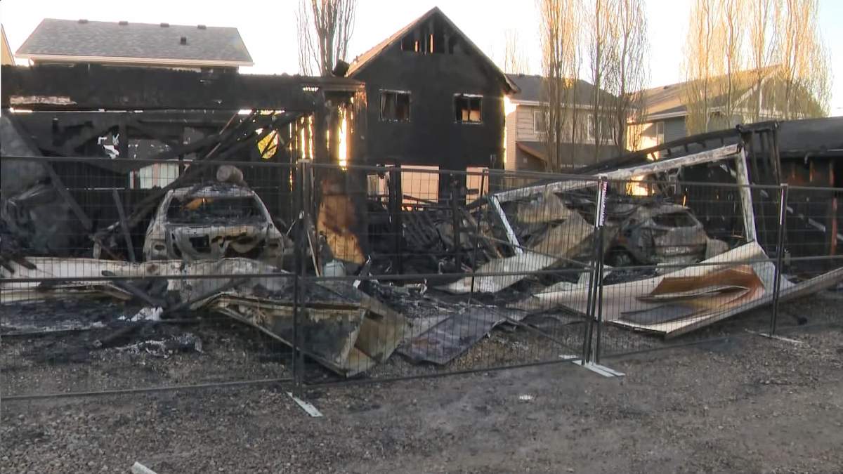 Several garages destroyed, homes damaged by overnight fire in southwest ...