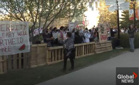 Pro-Palestinian activists launch lawsuit over ‘violent’ arrests at ...