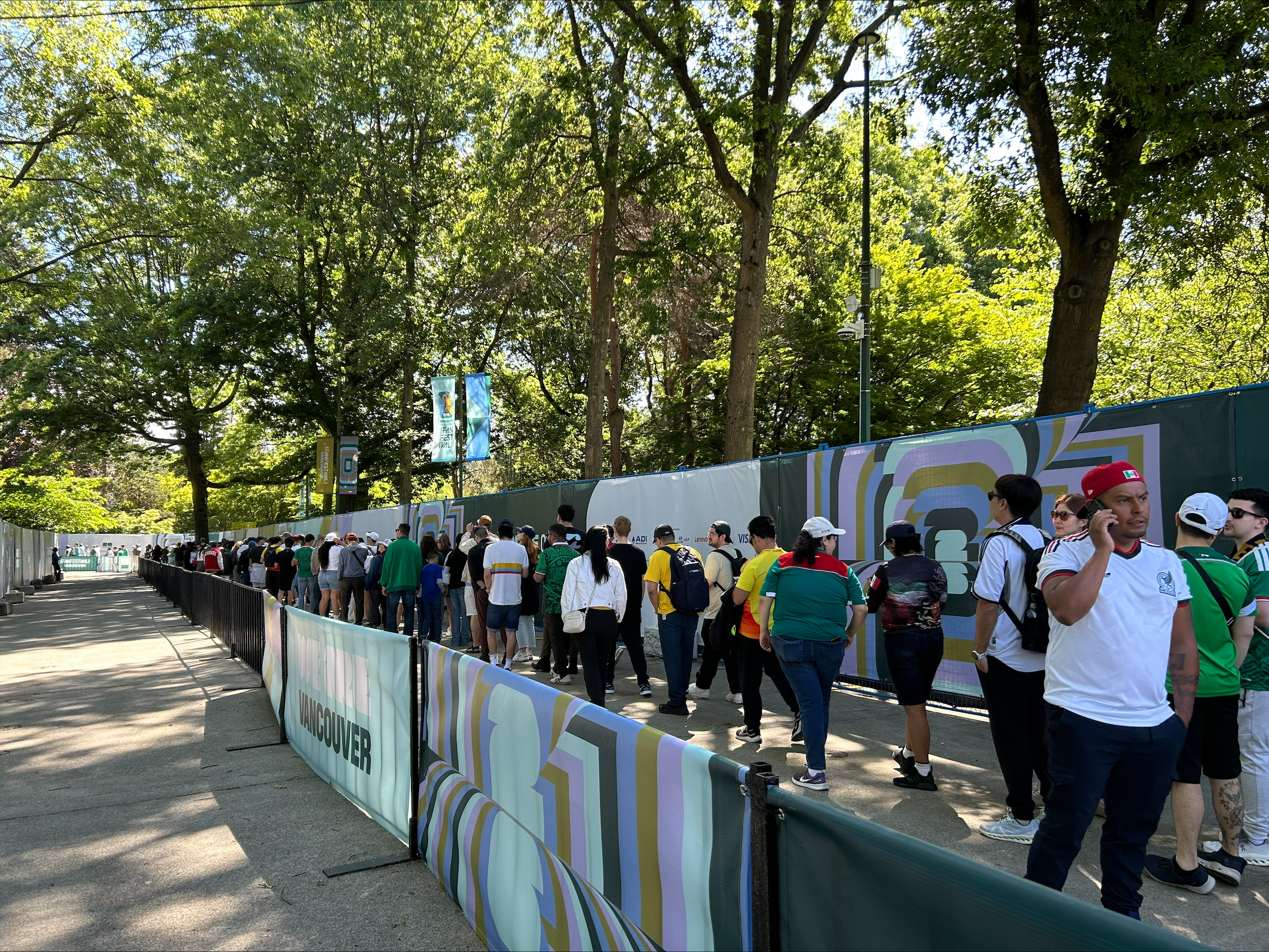 Hundreds line up for 1st day of FIFA World Cup Fan Fest in Vancouver ...